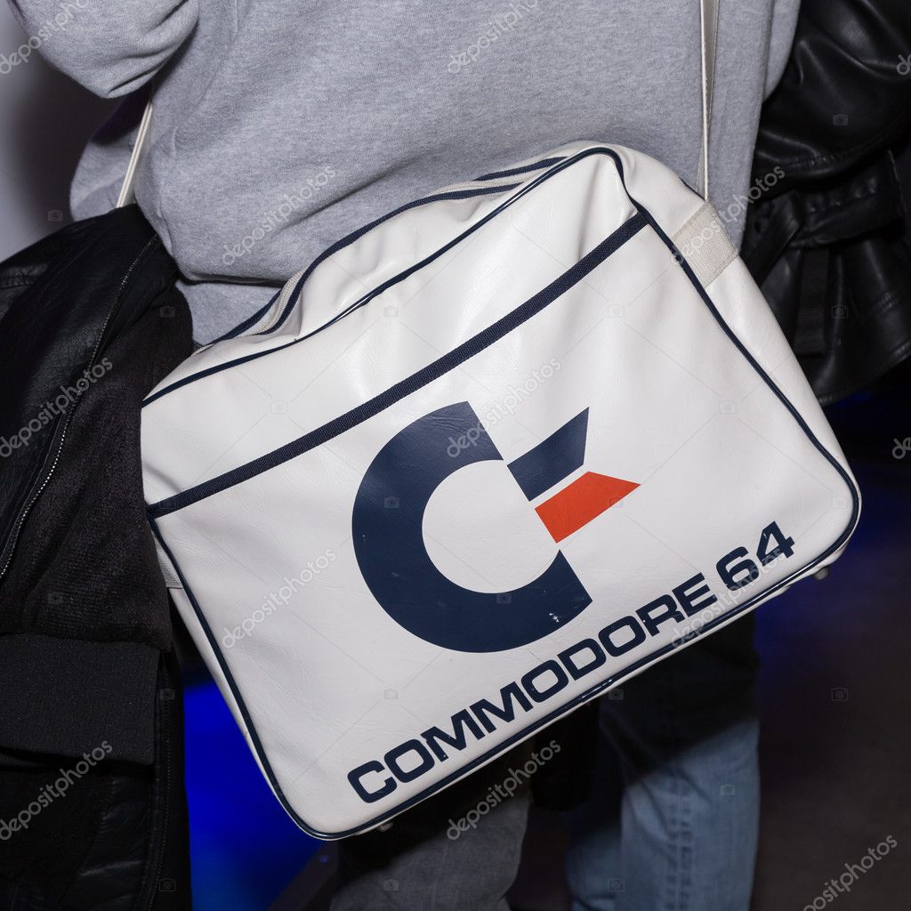 Commodore 64 bag at Milan Games Week 2016 – Stock Editorial Photo ...