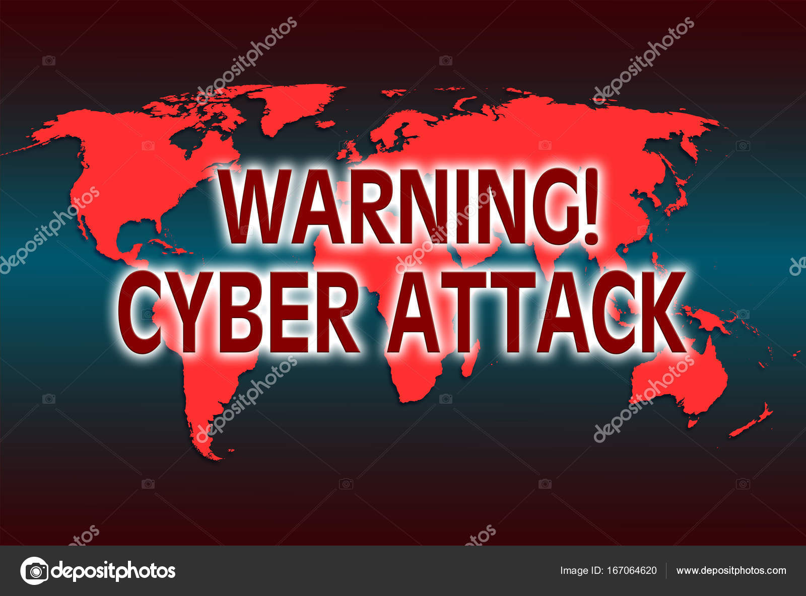 Warning cyber attack at network — Stock Photo © mizar_219842 #167064620