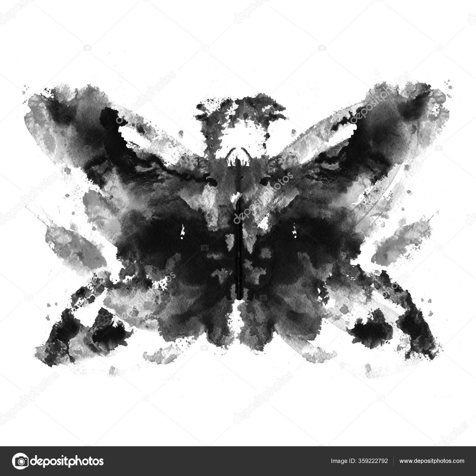 Inkblot Test Butterfly
