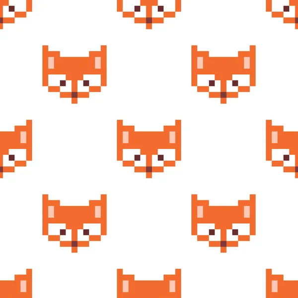 Easy Pixel Art Cute Fox