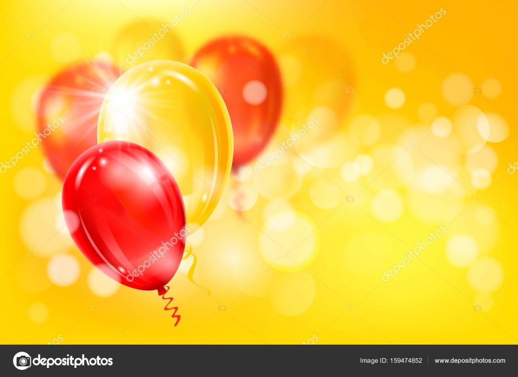 Holiday background with balloons Stock Vector Image by ©Pazhyna #159474852