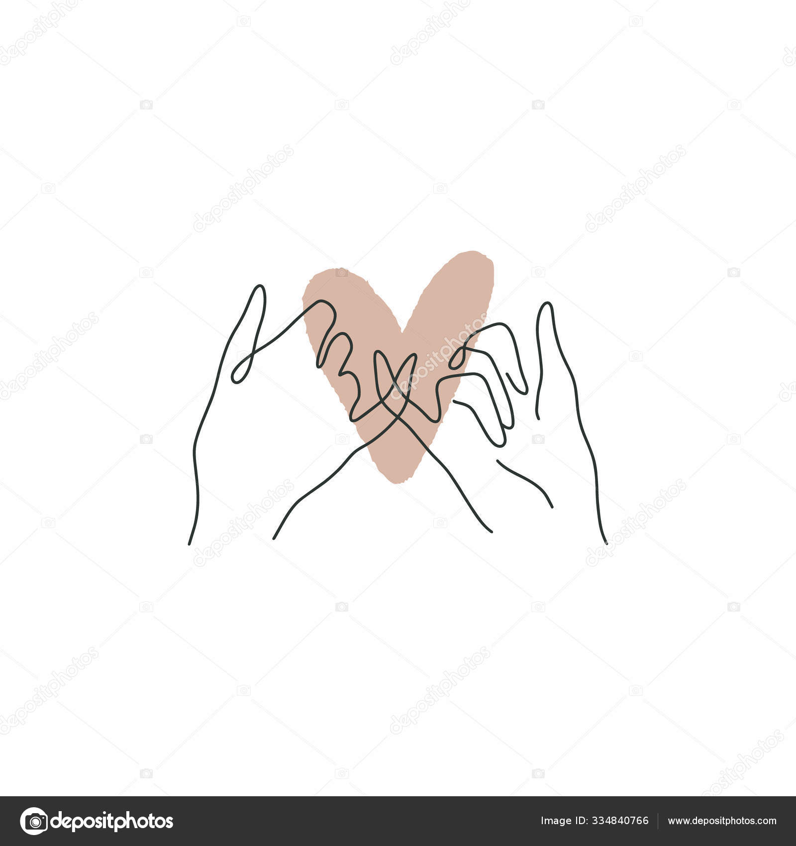 Friendship Symbol Drawings