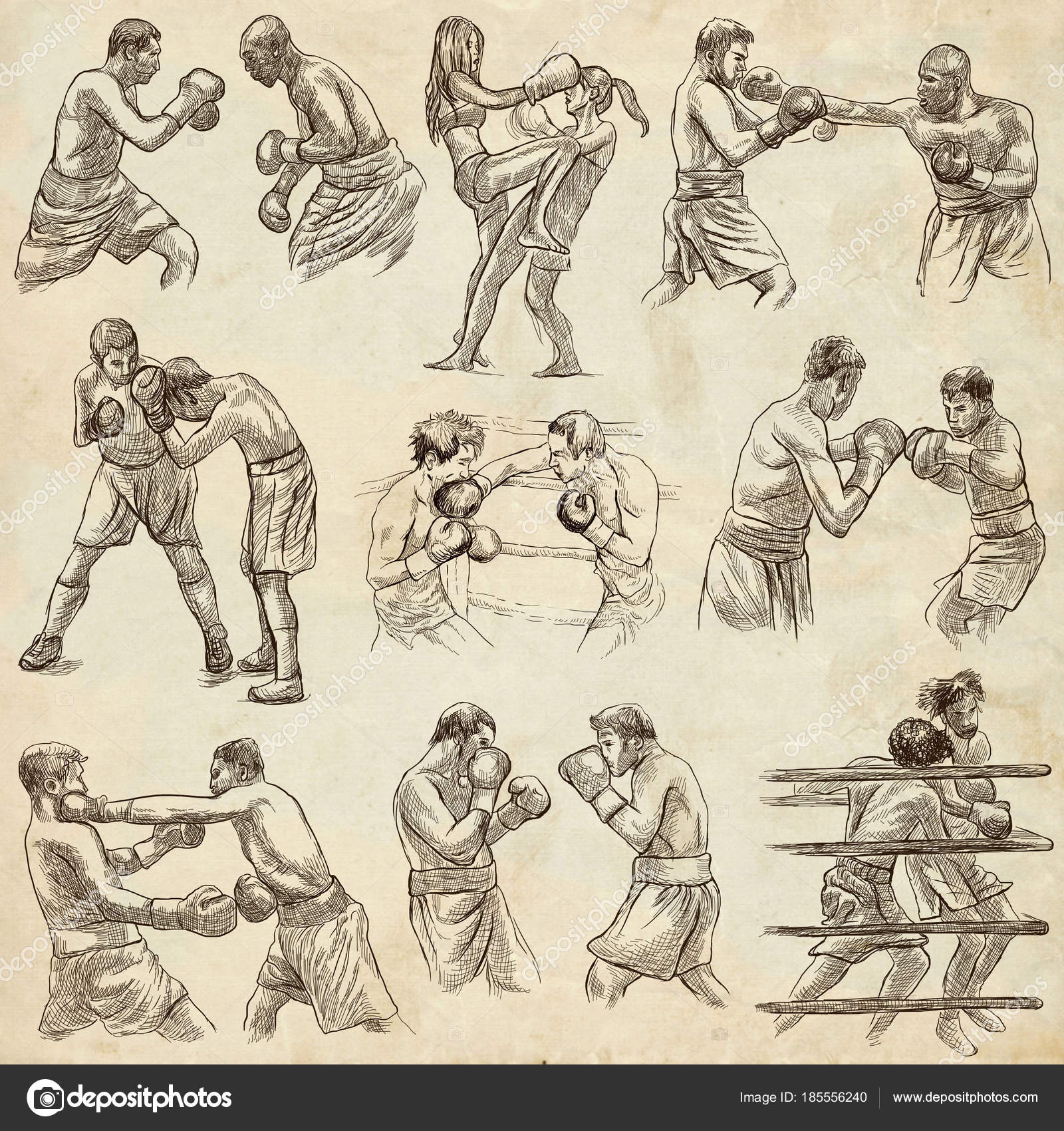 Boxing Drawings