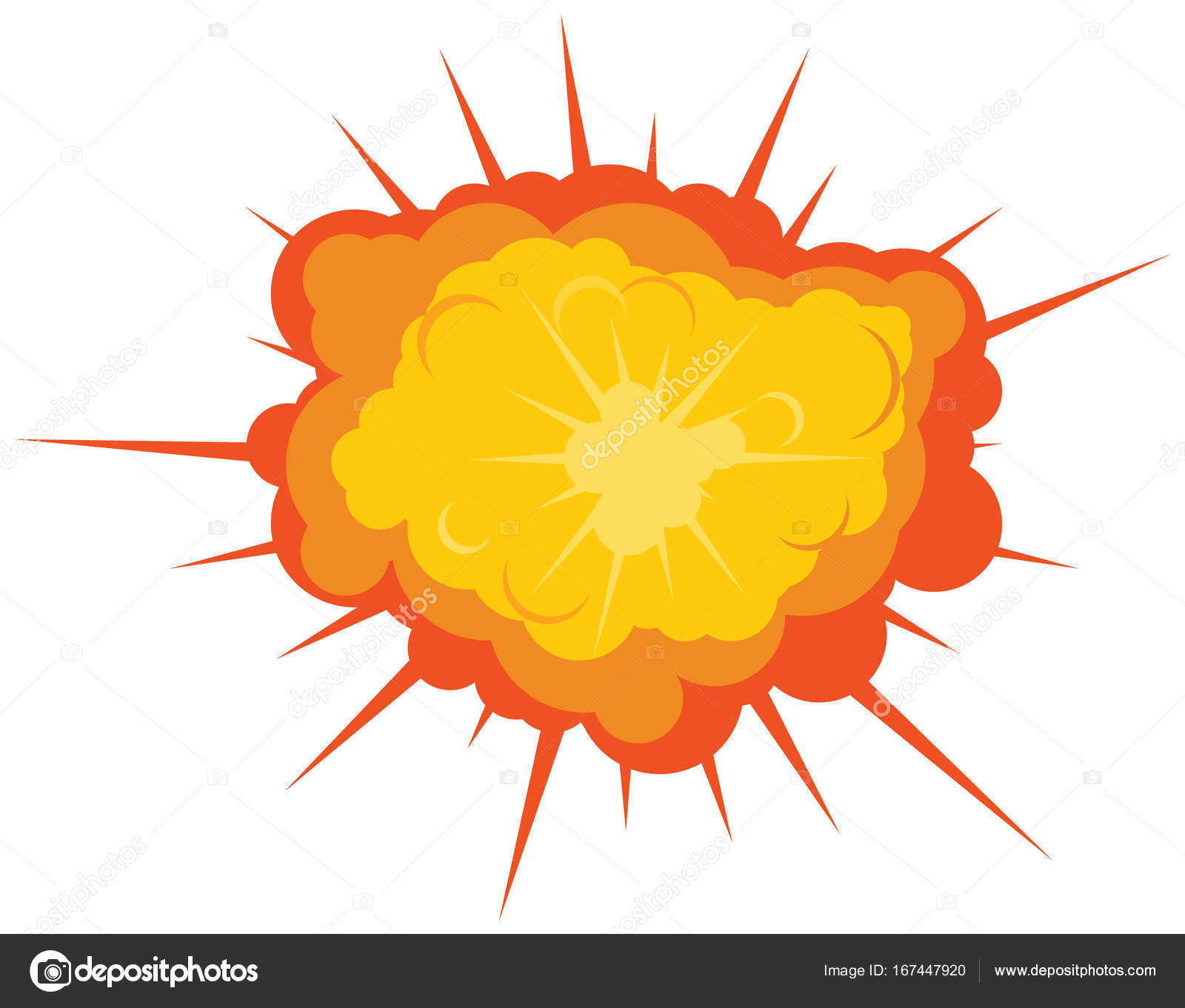Explosion vector icon — Stock Vector © webstocker #167447920