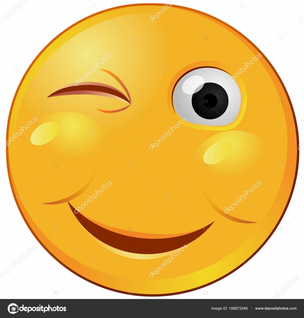 Cute Smiley Face Wink