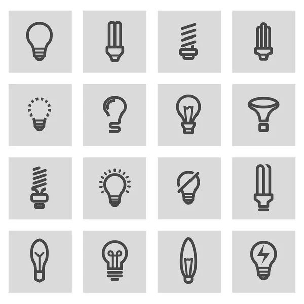 Light bulb vector icon set. Stock Vector Image by ©Alexynder #23134204