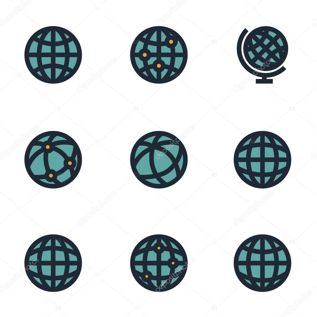 Vector flat world map icons set — Stock Vector © skarin1 #165951968 Vector flat world map icons set — Stock Vector © skarin1 #165951968