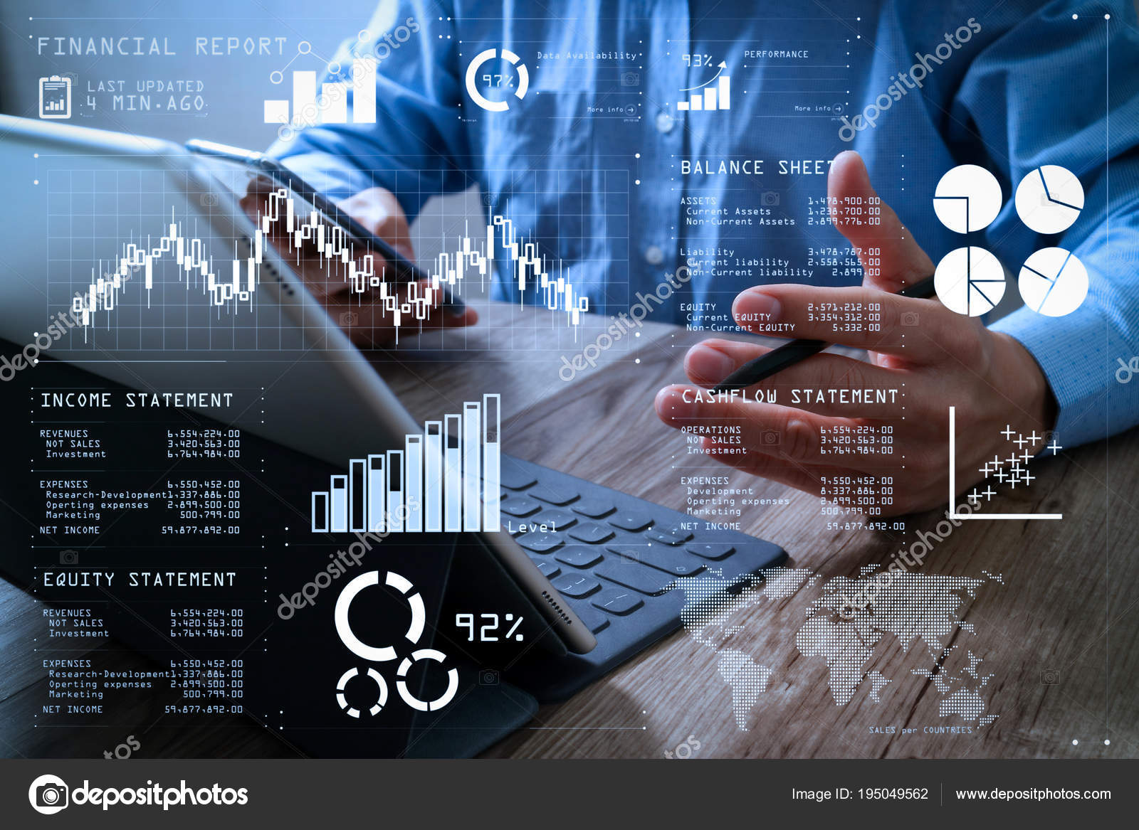 Success businessman hand using stylus pen,digital tablet docking — Stock Photo © everythingposs ...