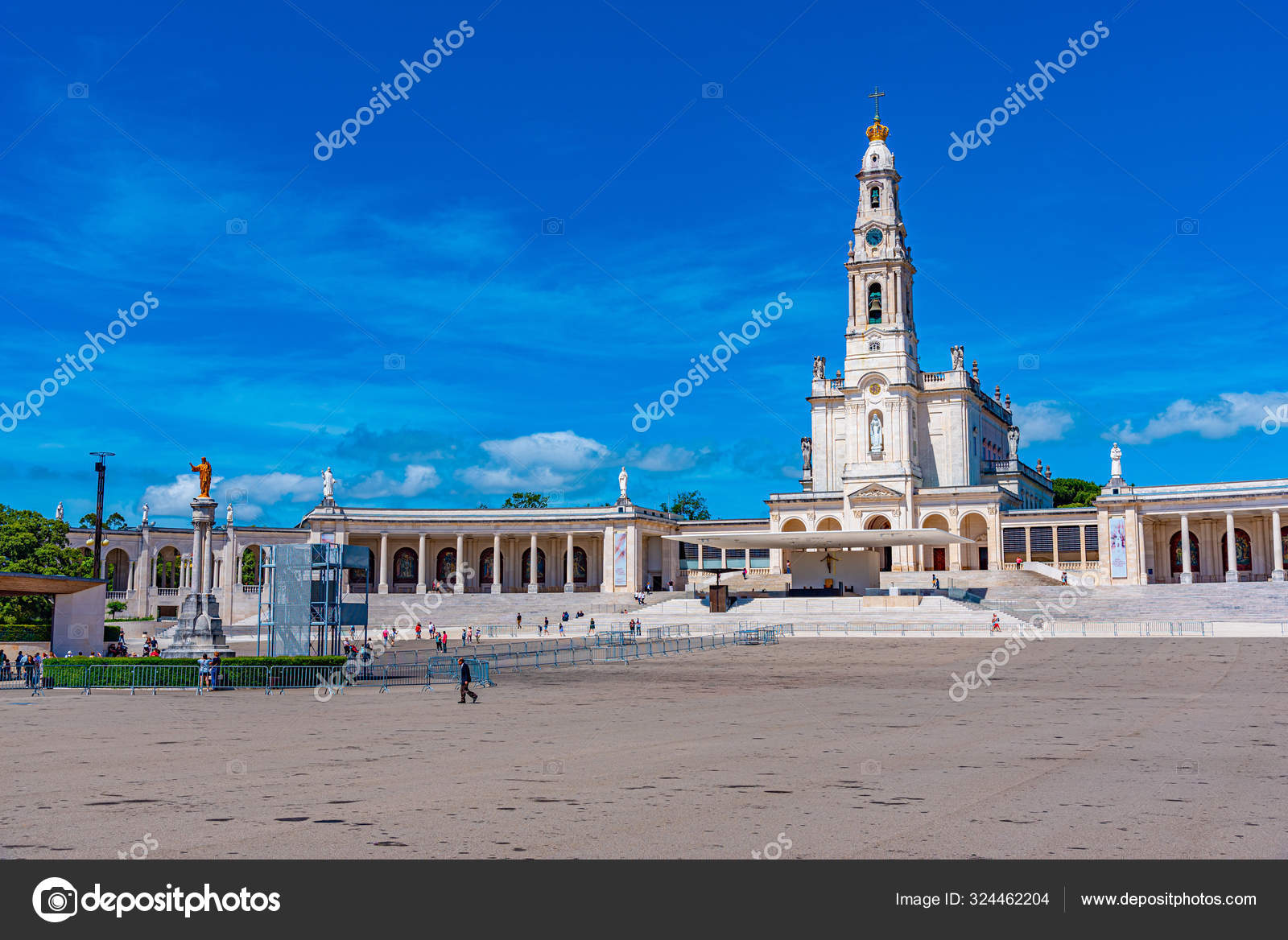 Famous sanctuary of Fatima in Portugal – Stock Editorial Photo ...