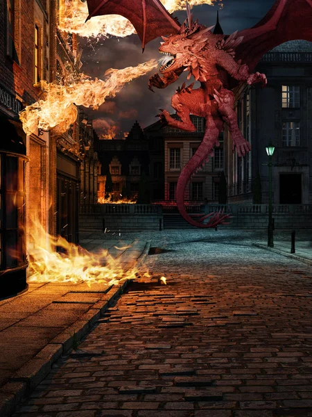 Rage of the red dragon - Stock Image - Everypixel