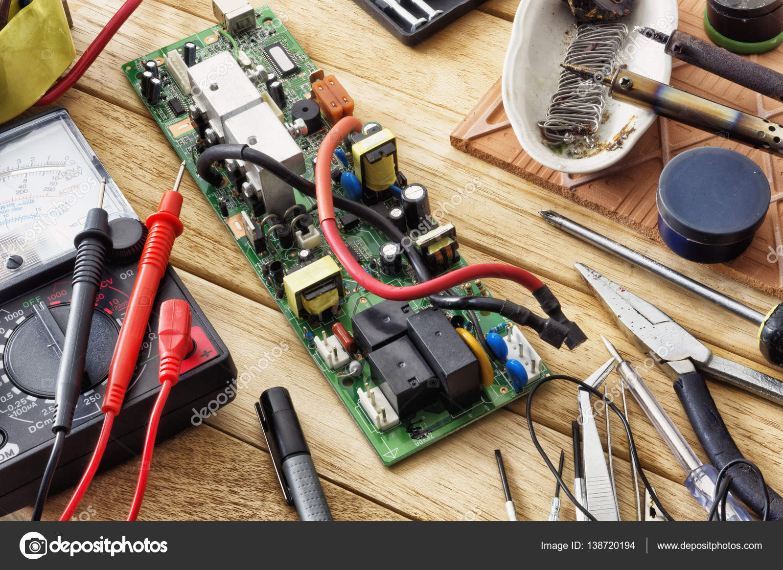 Tools for soldering electronic circuit boards. Stock Photo by ©bodu10 ...