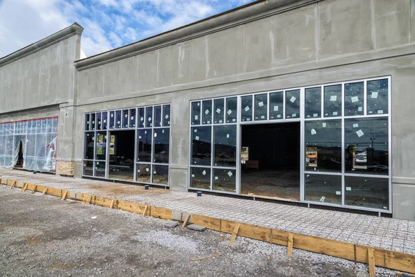 Strip mall construction Stock Photos, Royalty Free Strip mall ...