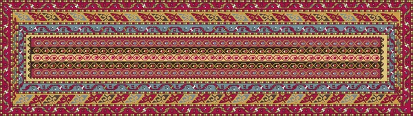 Illustrated Persian Carpet Original Design Tribal Texture — Stock Photo ...