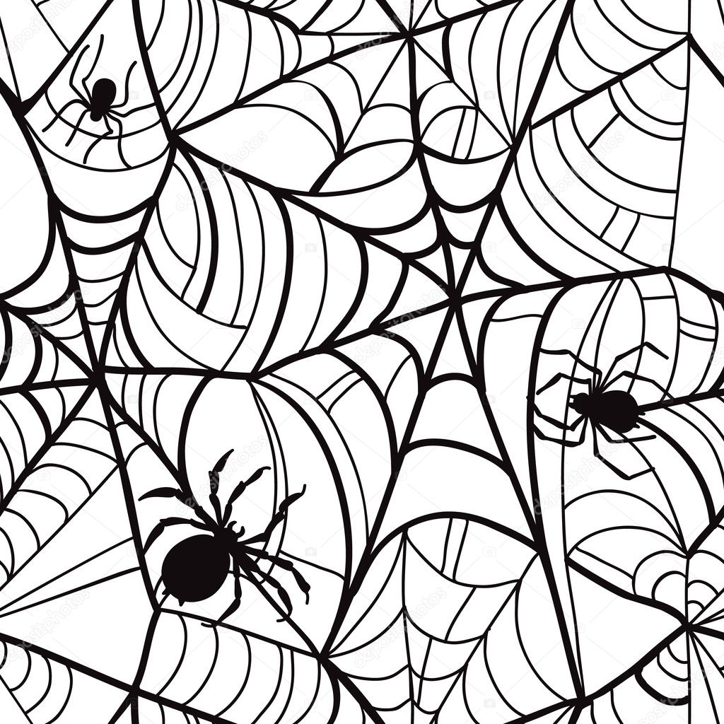 Seamless halloween background with spider web Stock Vector Image by ... Seamless halloween background with spider web Stock Vector Image by ...