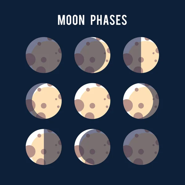 ᐈ Clip art moon phases stock vectors, Royalty Free moon phase ...