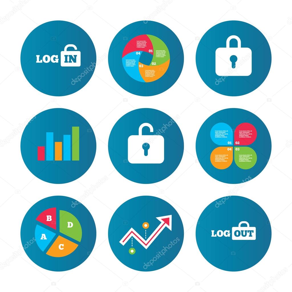 Iniciar sesión y Cerrar sesión iconos. Iniciar sesión icono. Armario ...