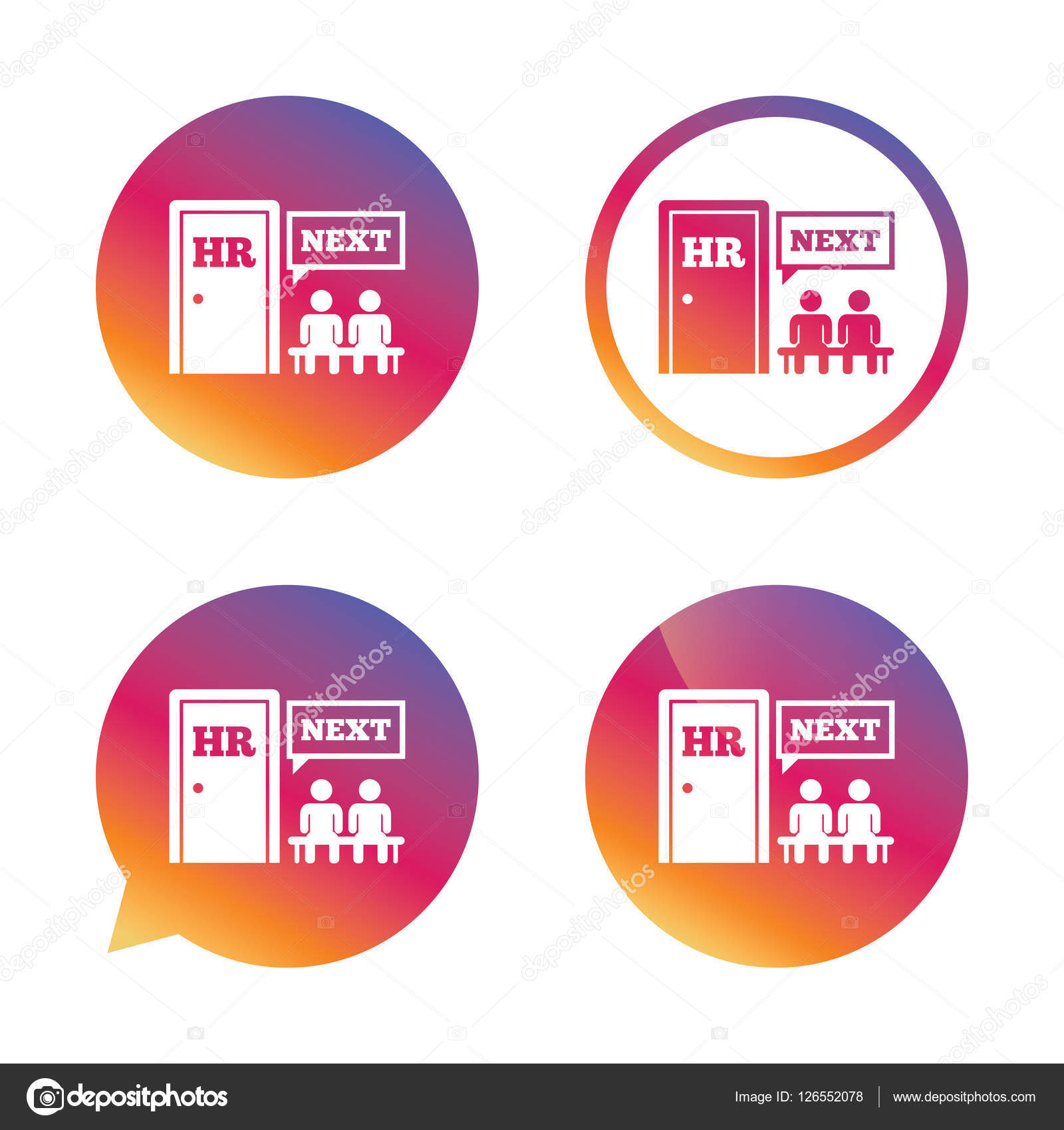Human resources sign icon. HR symbol. Stock Vector Image by ©Blankstock ...