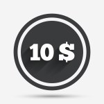 100 Dollars icon Stock Vector by ©Blankstock 144670937