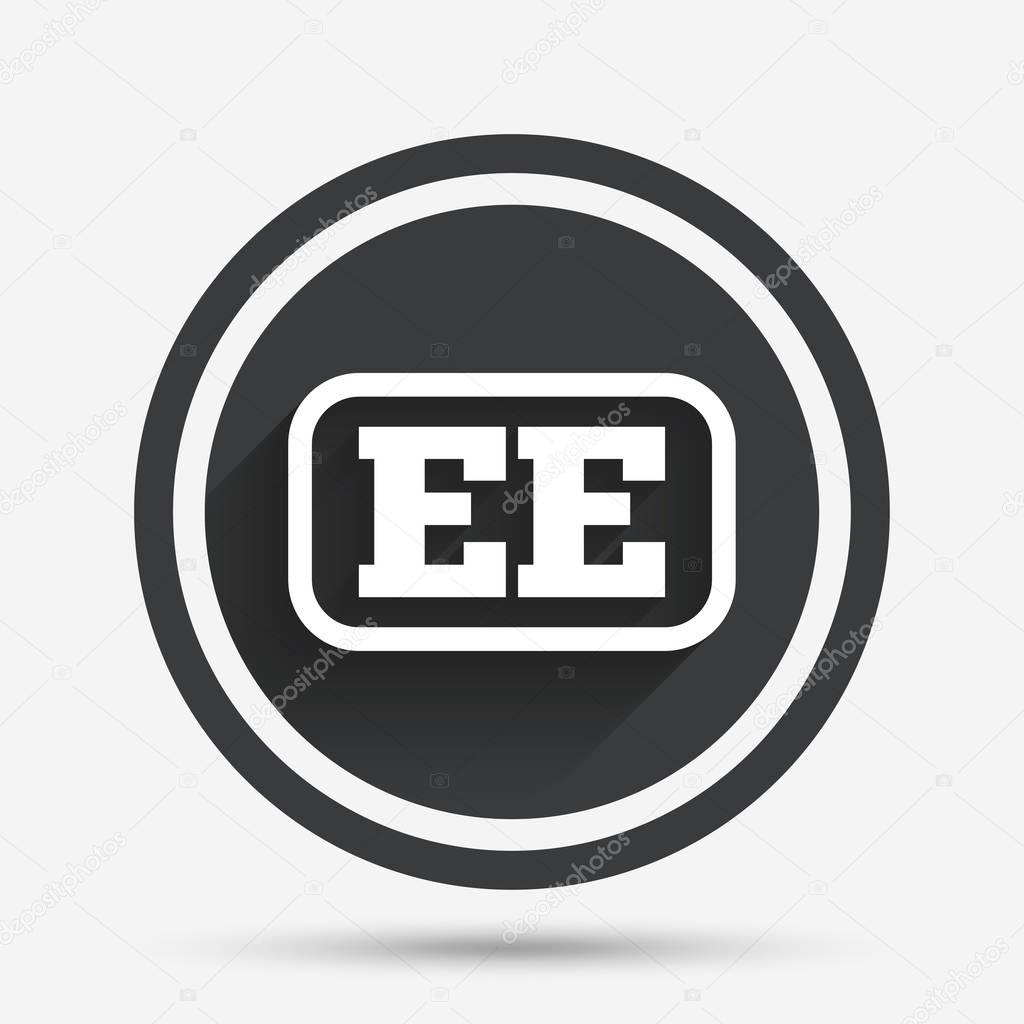 Estonian language icon Stock Vector by ©Blankstock 128943606