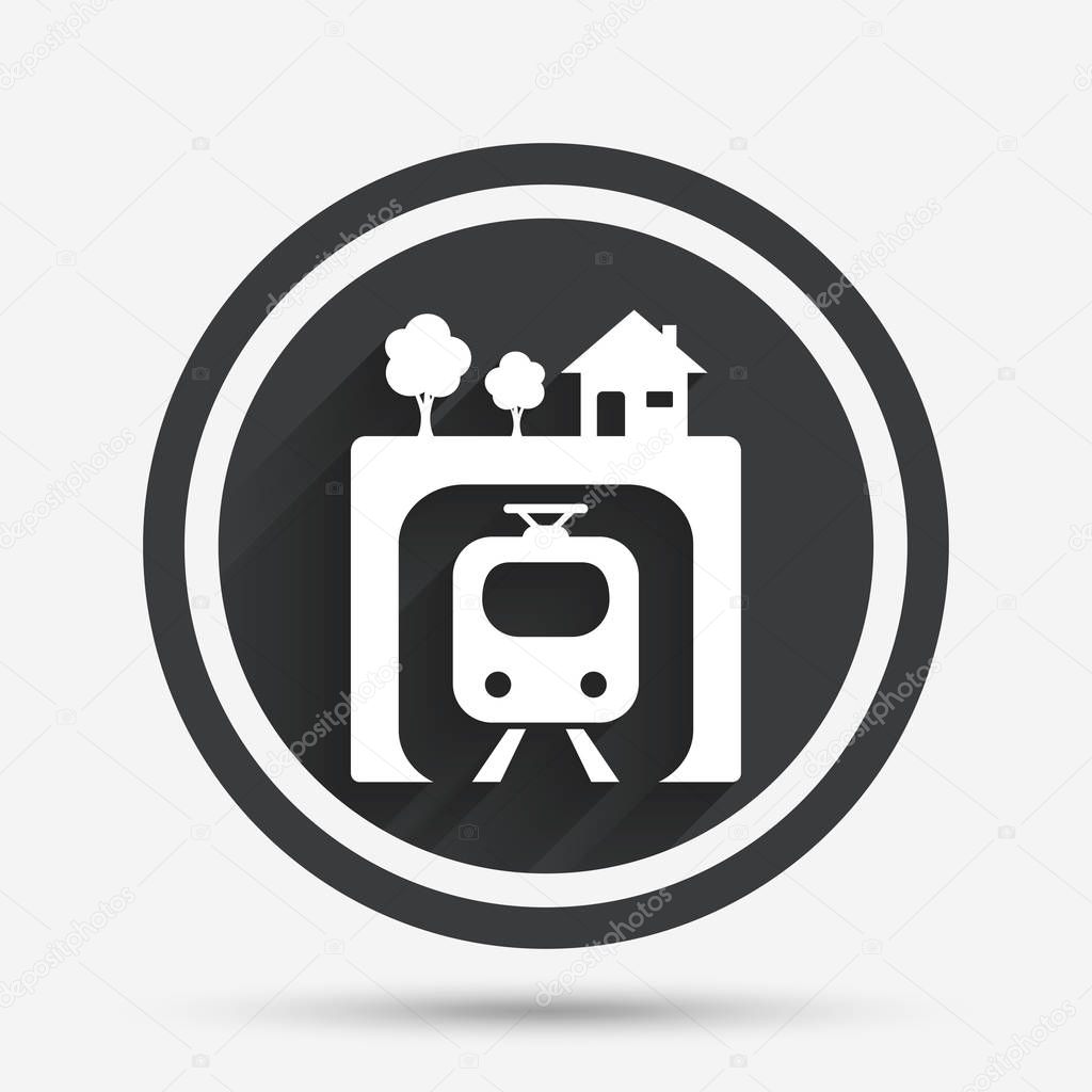 Underground sign icon. Stock Vector Image by ©Blankstock #128956066