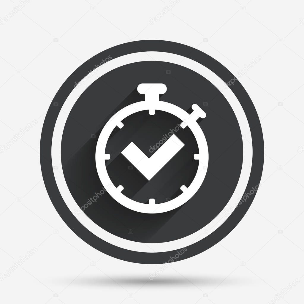 Timer sign icon. Stock Vector Image by ©Blankstock #128987560