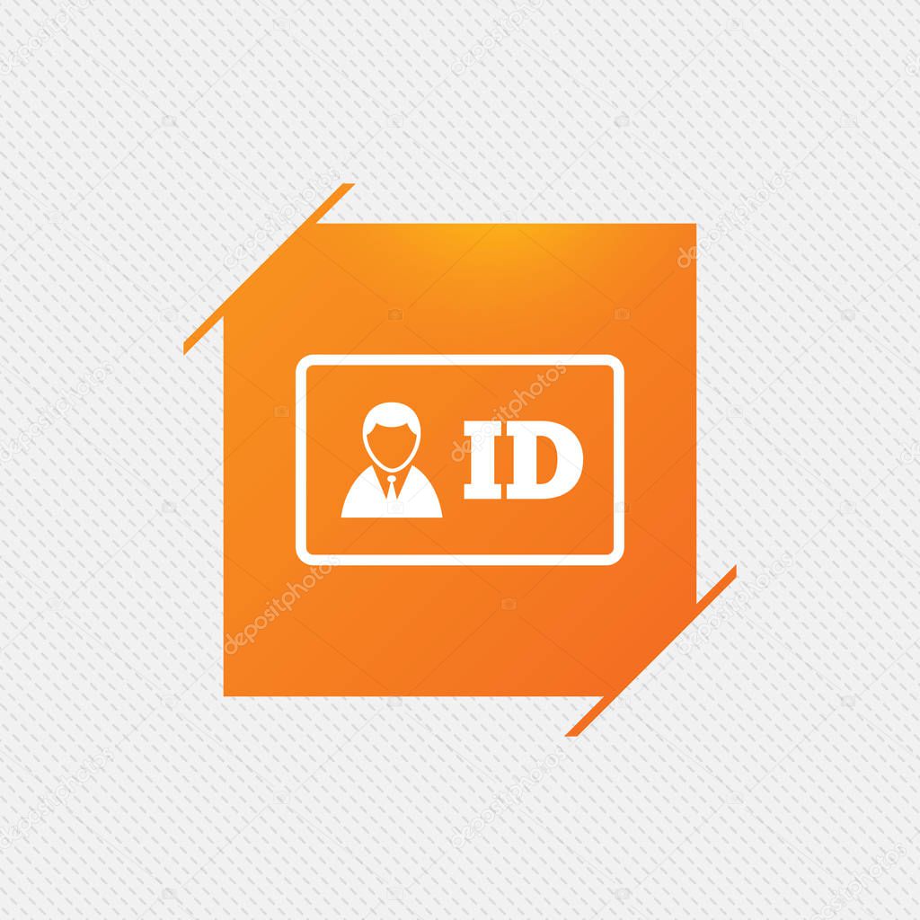 ID card icon Stock Vector Image by ©Blankstock #129322500