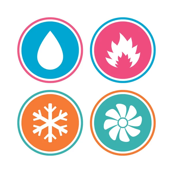 HVAC icons set Stock Vector Image by ©Blankstock #131383628