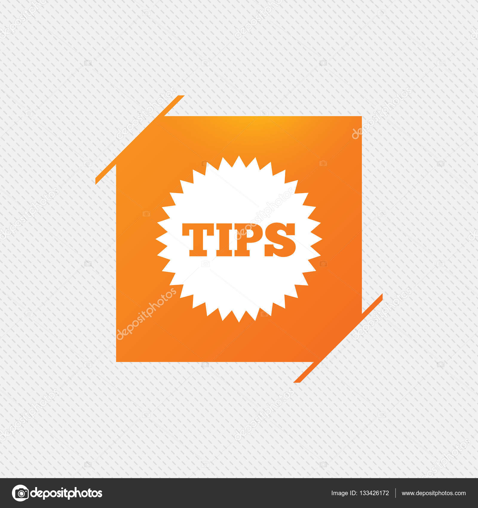 Tips sign icon Stock Vector by ©Blankstock 133426172