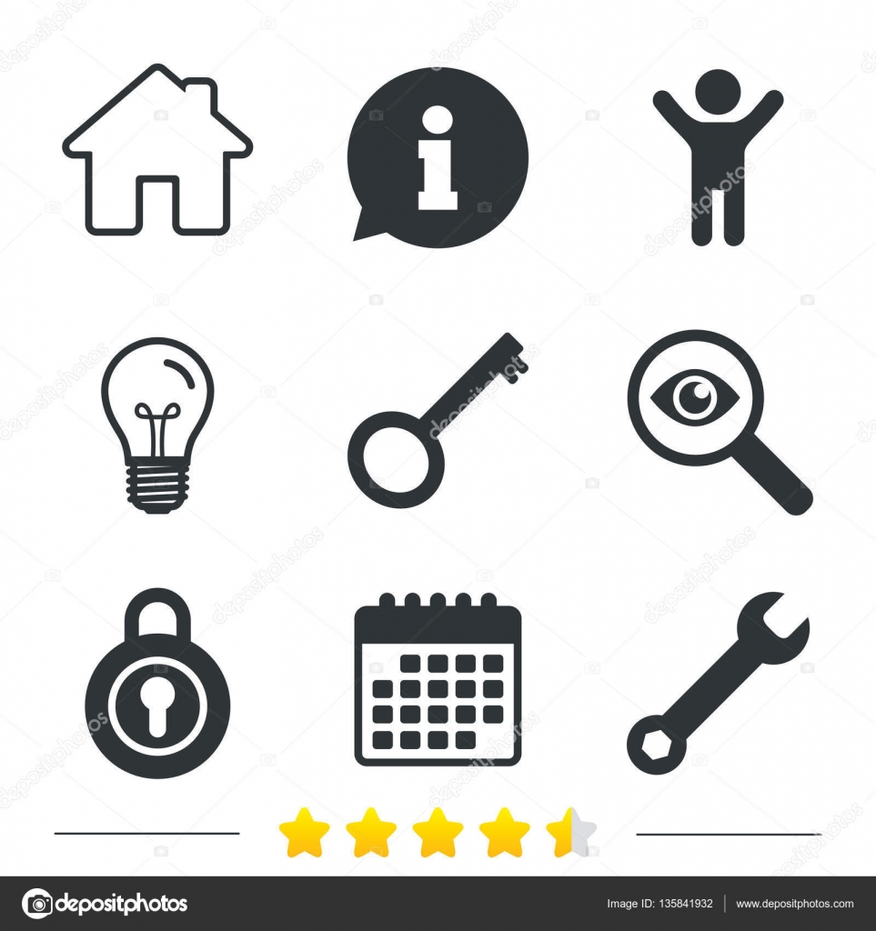 Icono de la llave. Llave símbolo de herramienta de servicio . Vector de ...