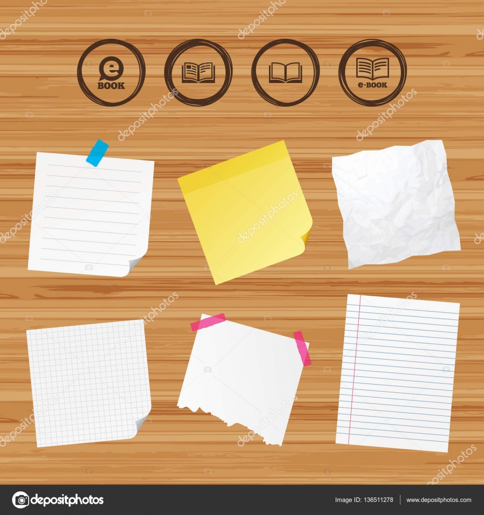 Business paper banners with notes — Stock Vector © Blankstock #136511278