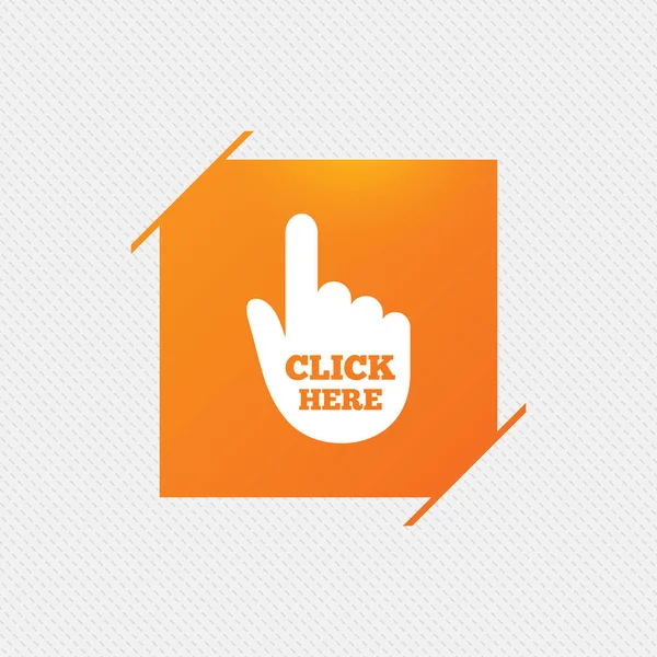 Click here signs. Stock Vector by ©Blankstock 98357992