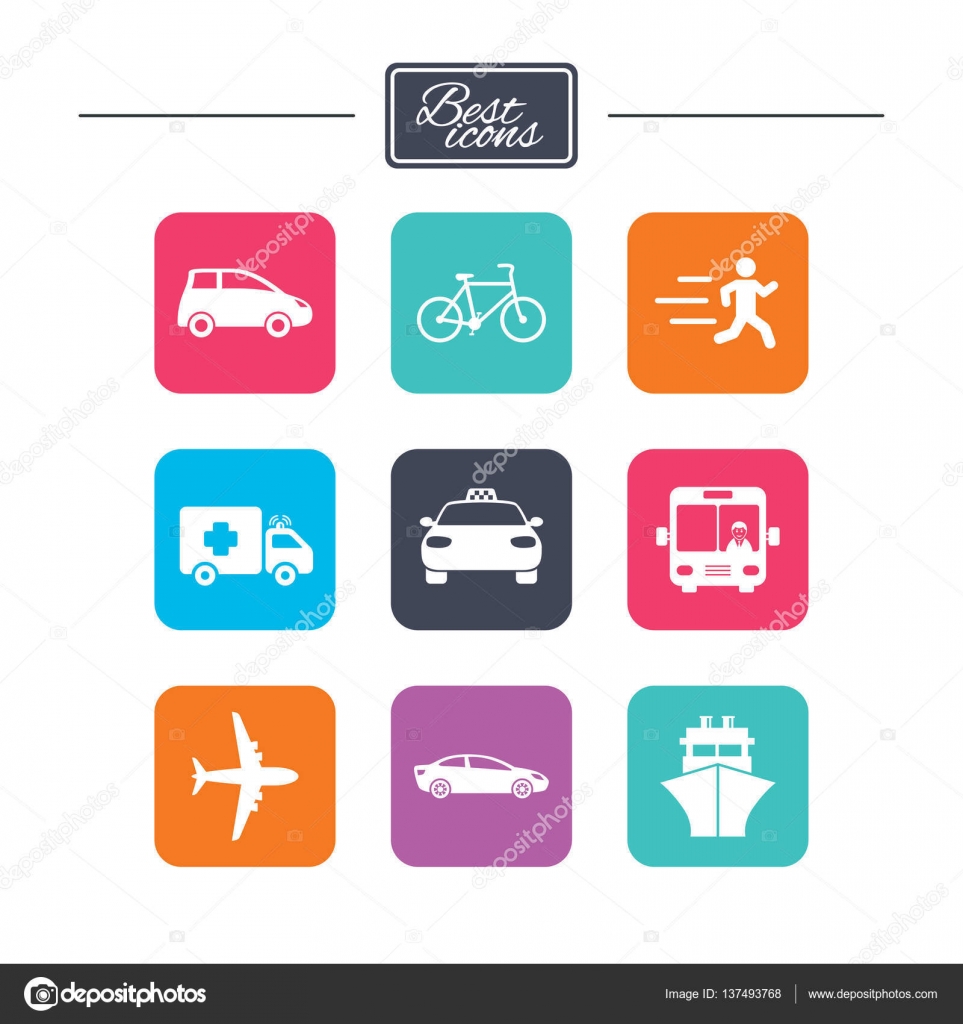 Colorful flat square buttons Stock Vector Image by ©Blankstock #137493768