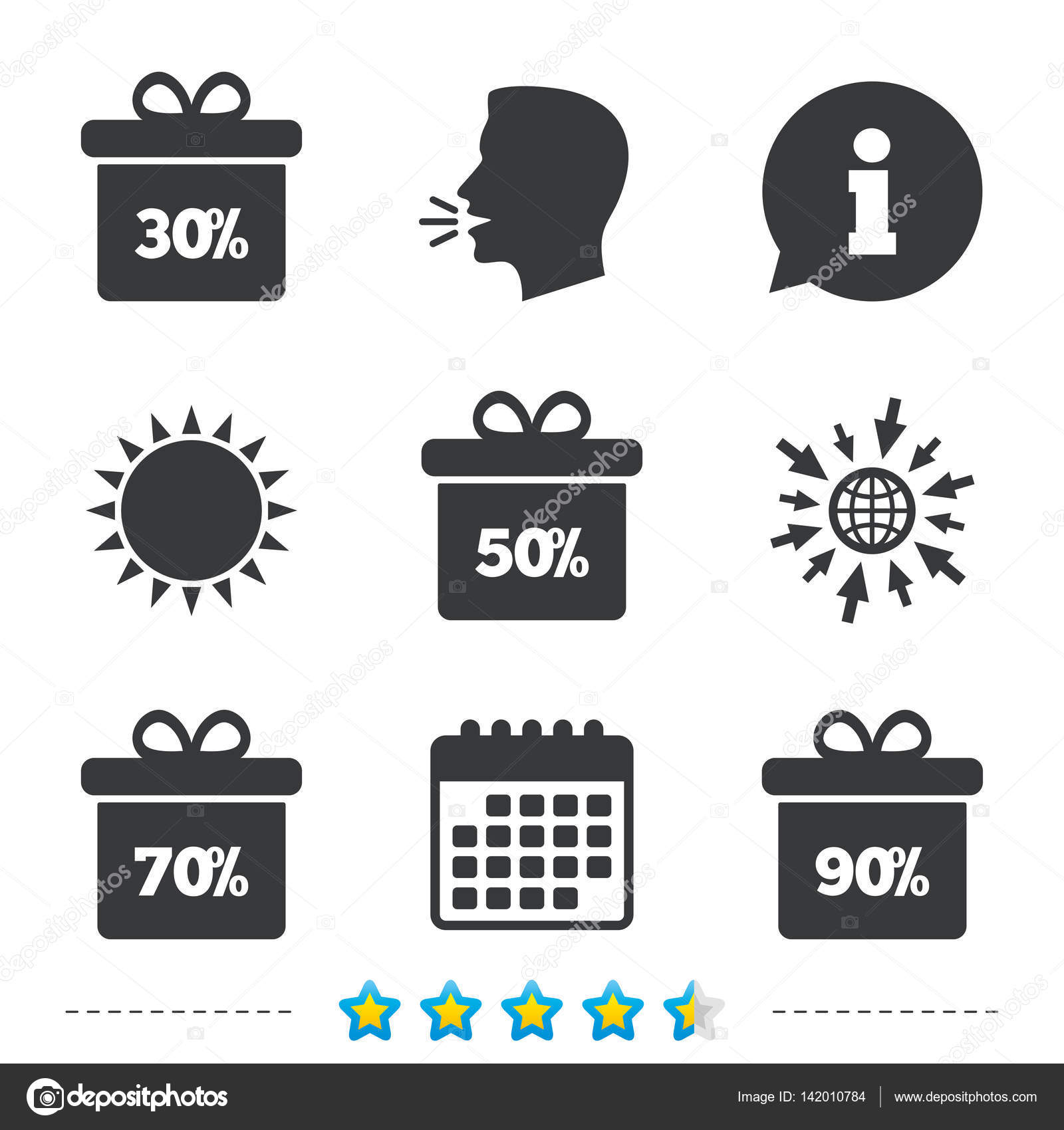 Discount special offer symbols. Stock Vector Image by ©Blankstock ...