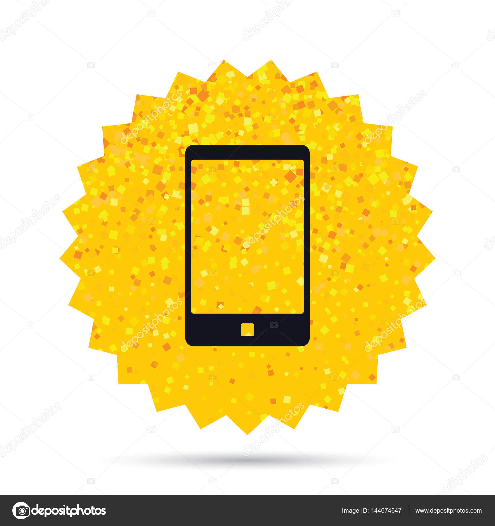 Smartphone sign icon. Stock Vector Image by ©Blankstock #144674647