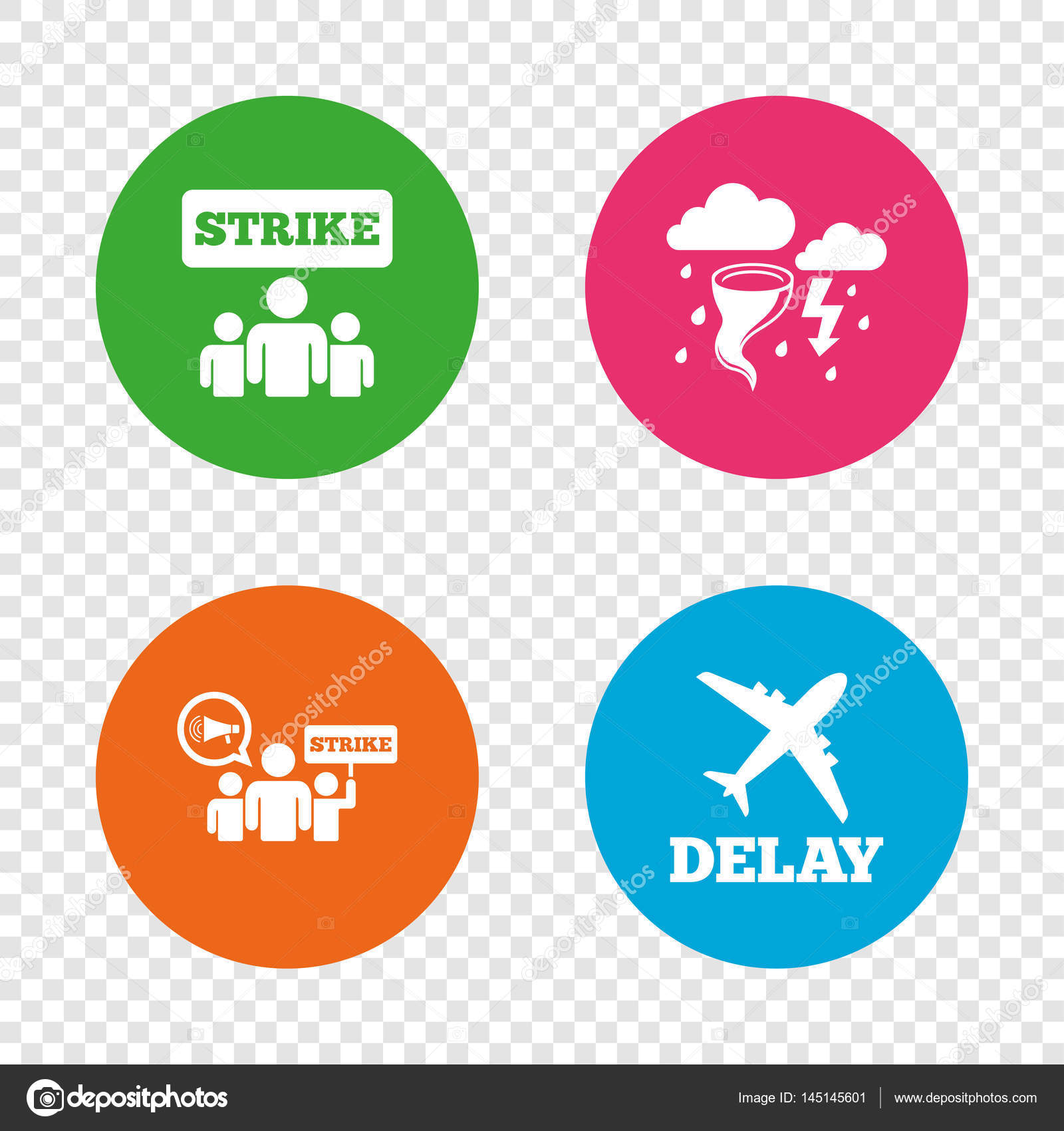 Strike icons set Stock Vector Image by ©Blankstock #145145601