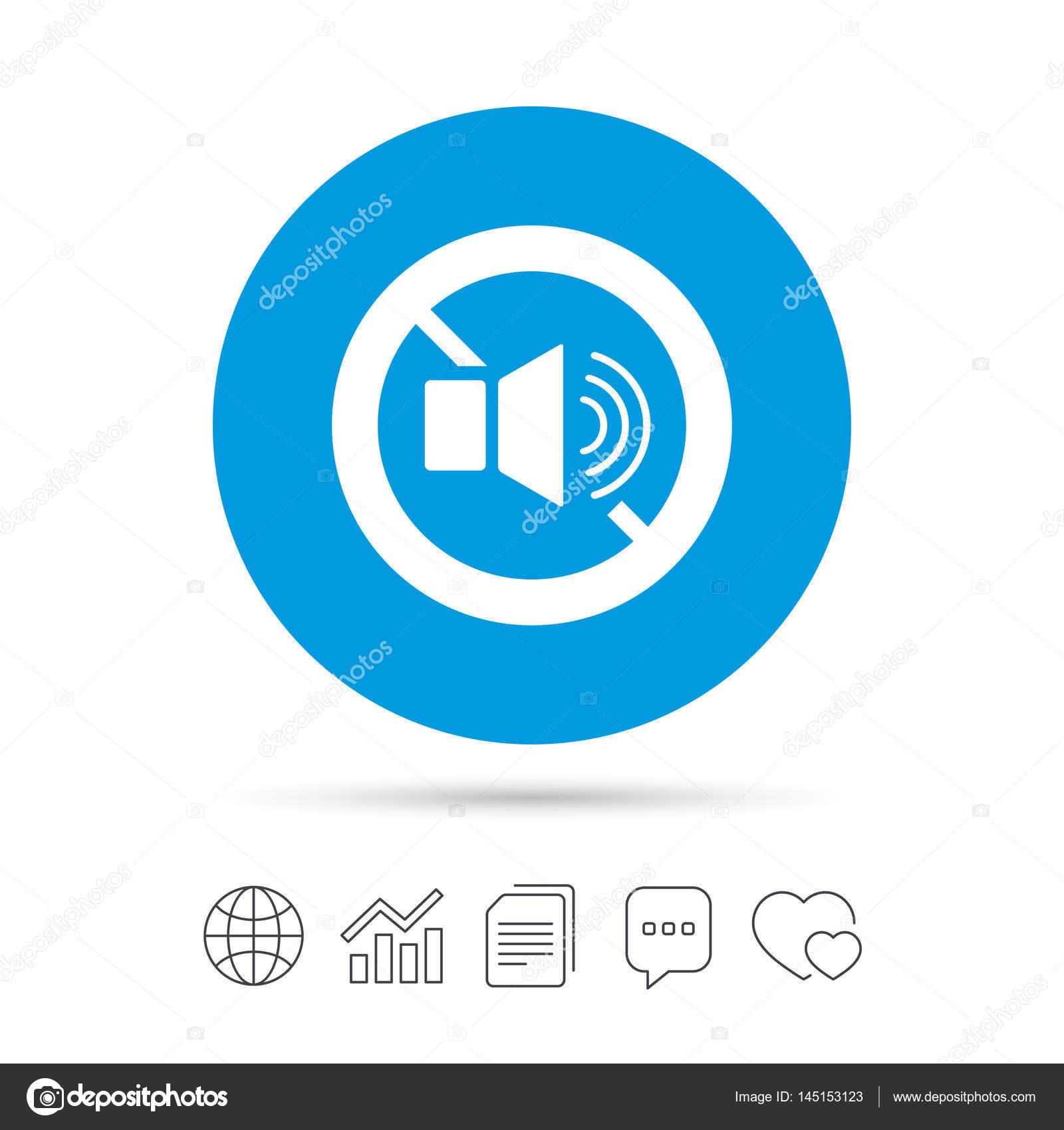 No Sound symbol. Stock Vector by ©Blankstock 145153123