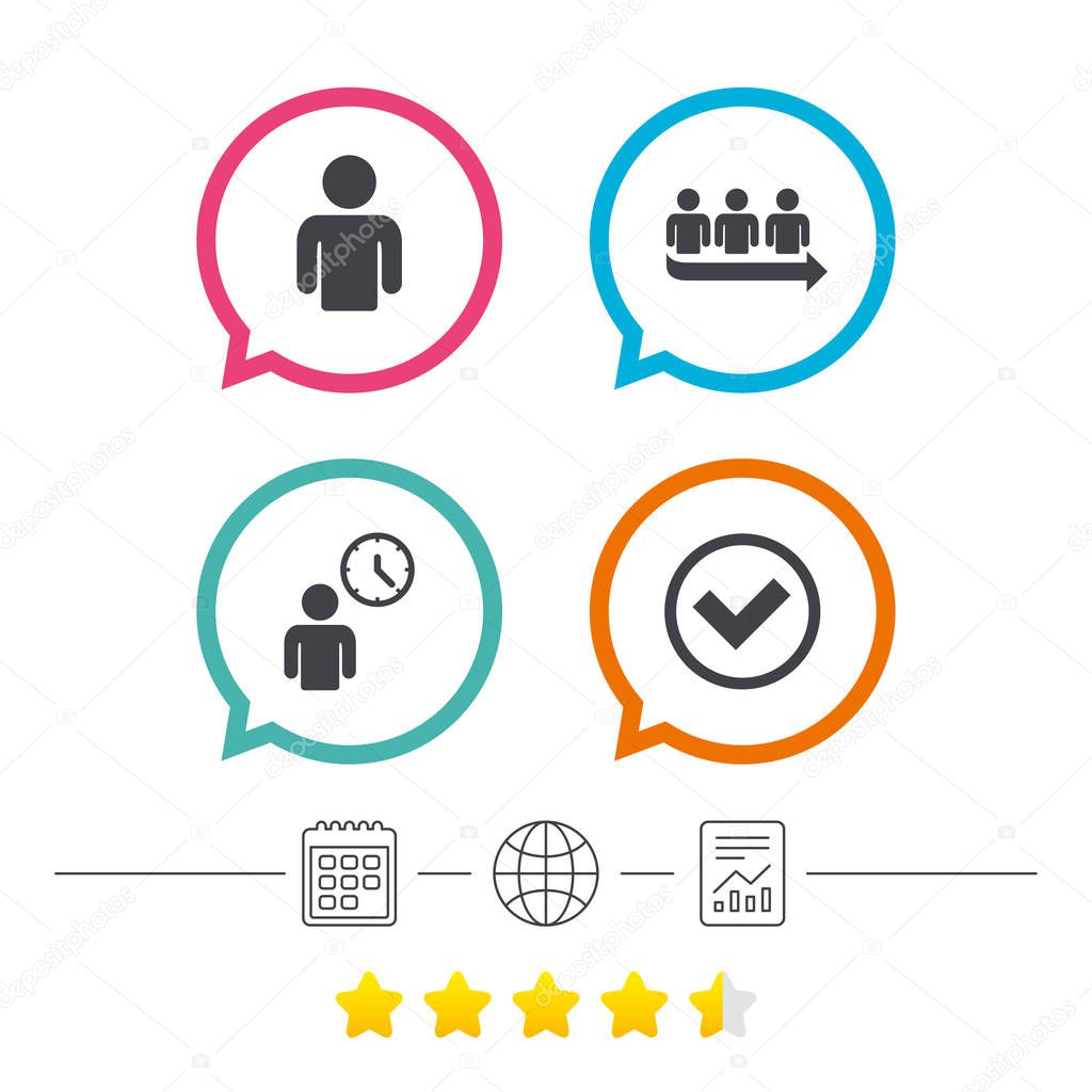 Queue icons set — Stock Vector © Blankstock #145152111