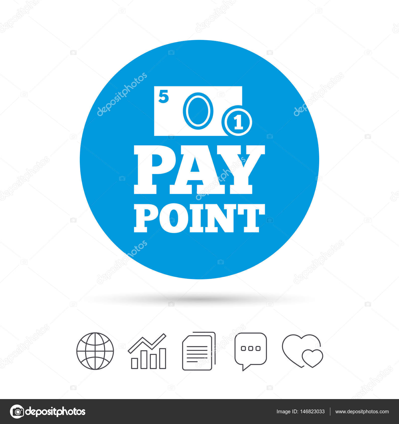 Pay point symbol. Stock Vector by ©Blankstock 146823033