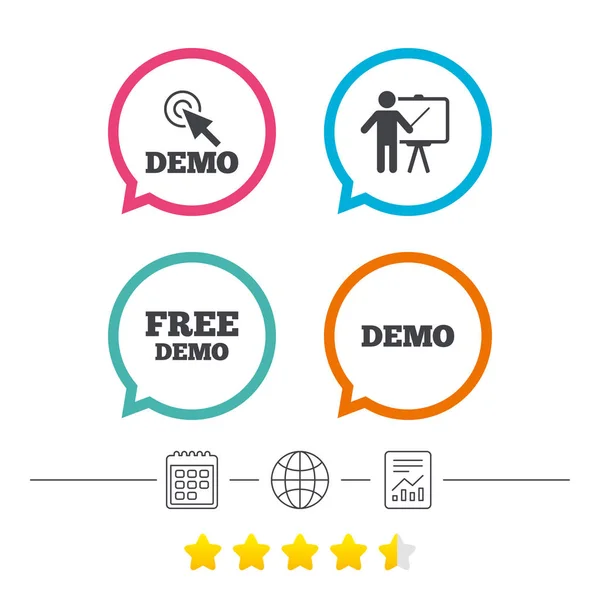 Demo with cursor icons Stock Vector Image by ©Blankstock #134513326