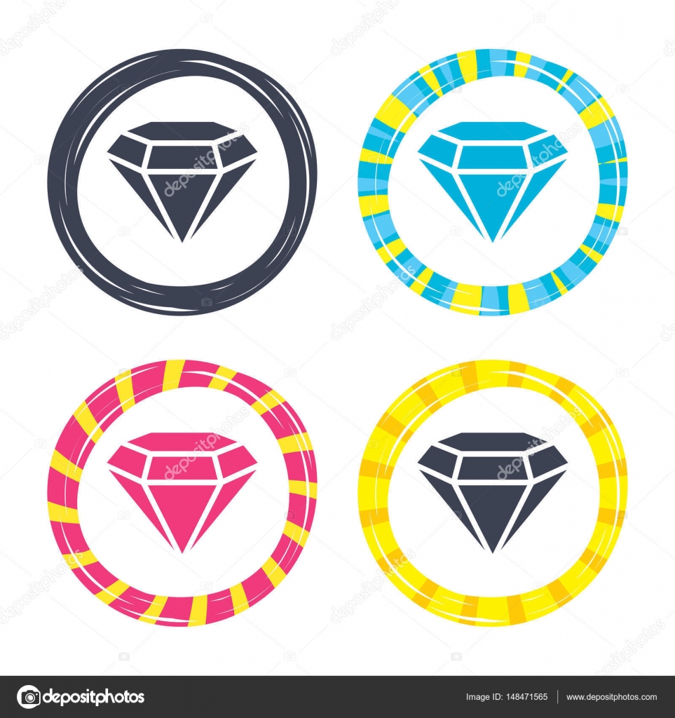 Diamond sign icons Stock Vector Image by ©Blankstock #148471565