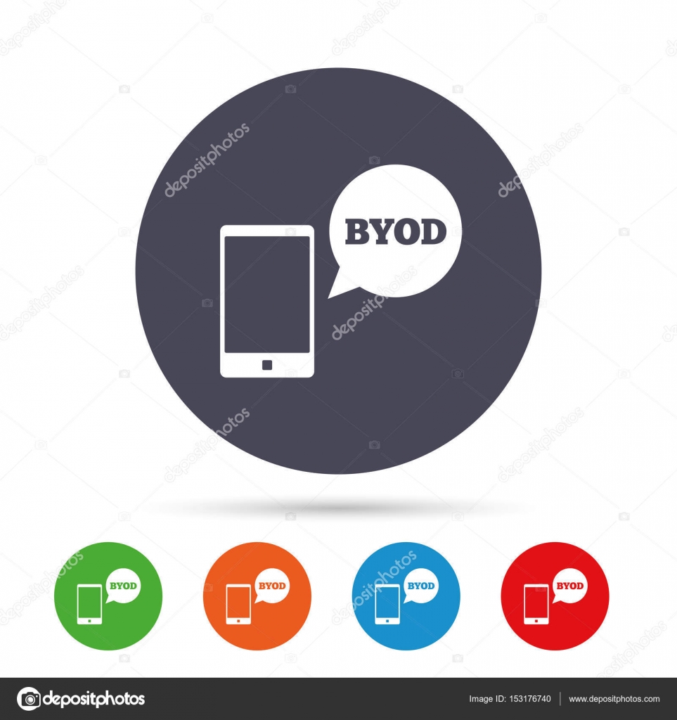 Bring your own device symbol Stock Vector by ©Blankstock 153176740