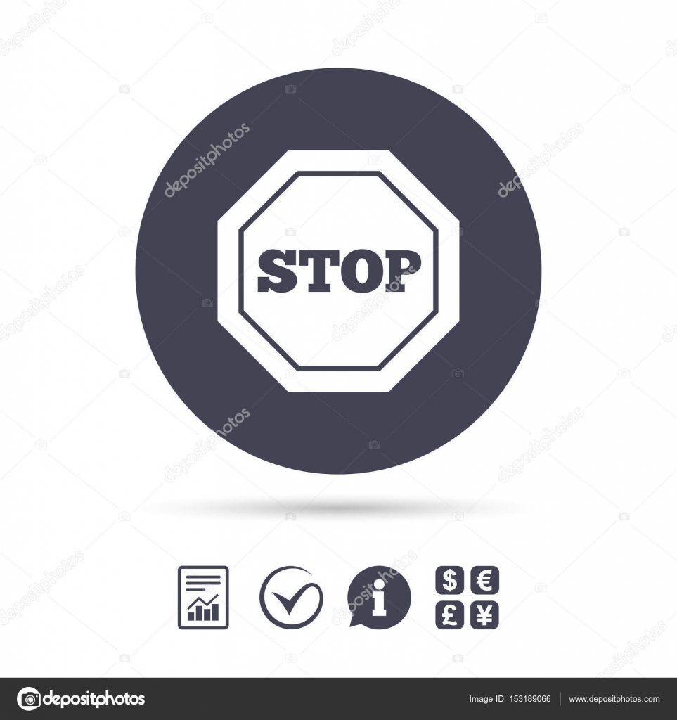 Traffic stop sign icon Stock Vector by ©Blankstock 153189066