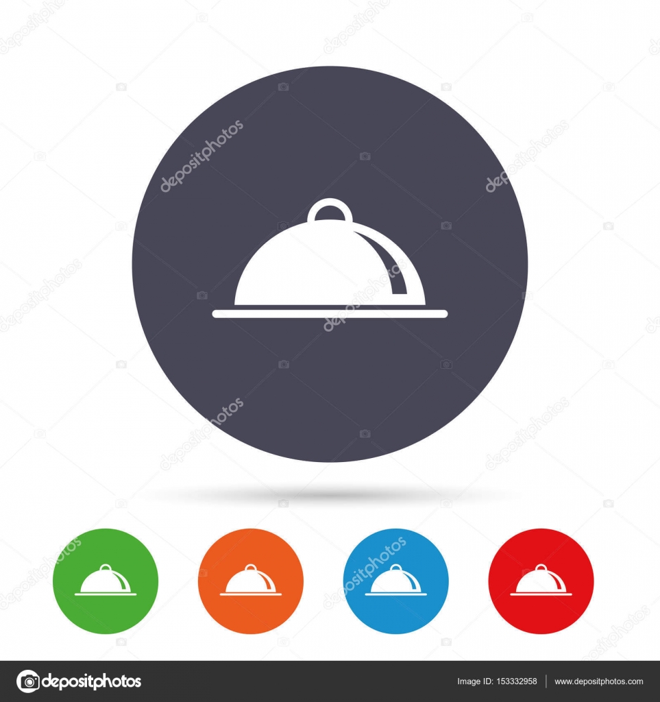Food platter serving sign icon. Stock Vector by ©Blankstock 153332958