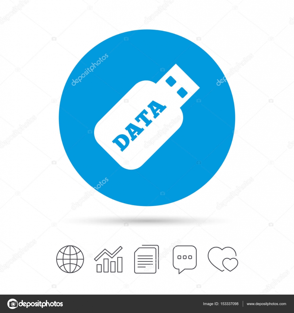 Usb flash drive button. Stock Vector by ©Blankstock 153337098