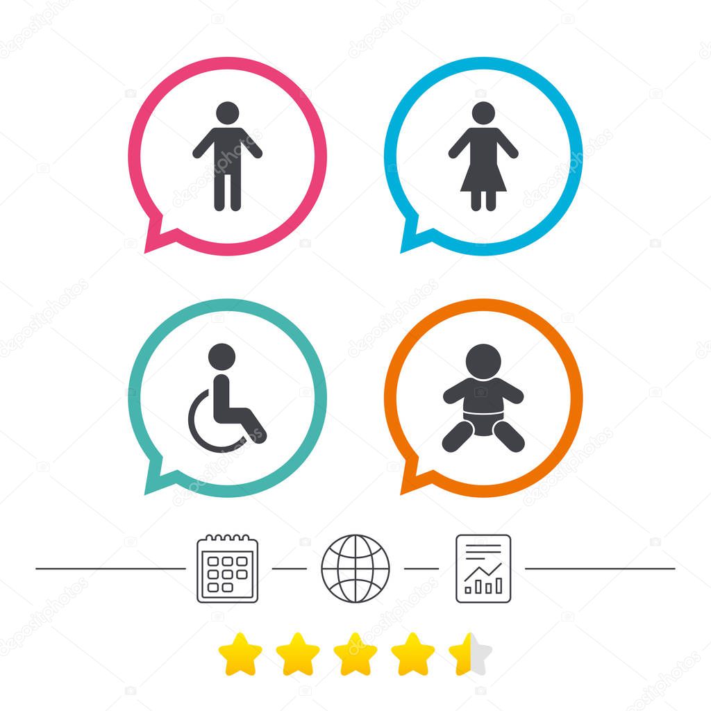 WC inodoro iconos . Vector de stock por ©Blankstock 153336746