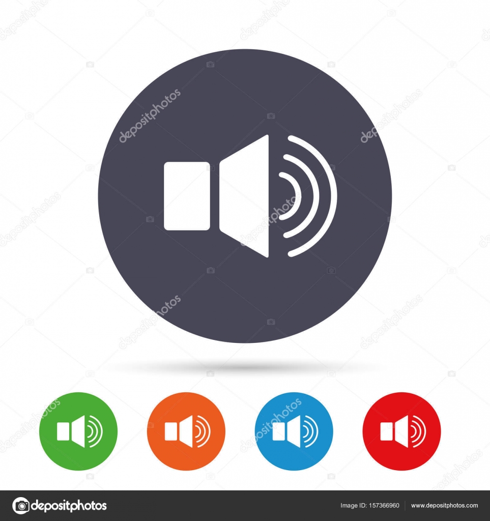 Speaker volume sign icon Stock Vector by ©Blankstock 157366960