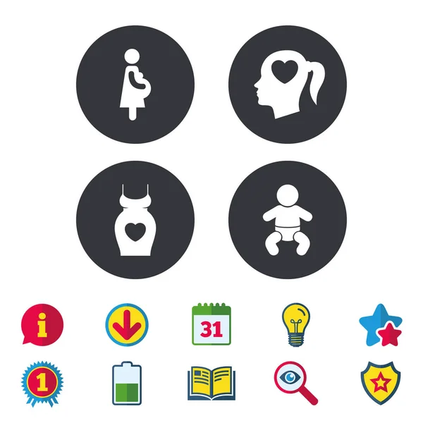 Pregnant icons Vector Art Stock Images | Depositphotos