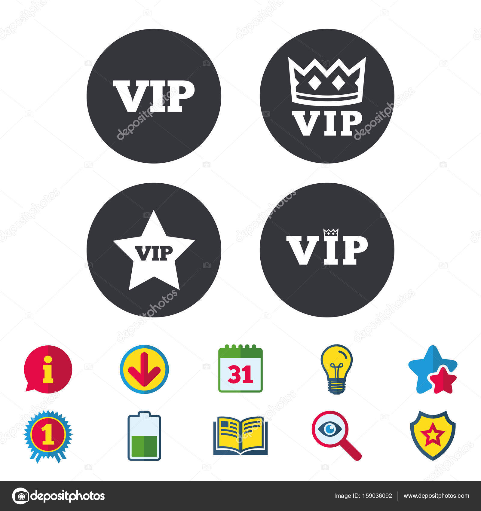 Símbolos de persona muy importantes Vector de stock #159036092 de ...