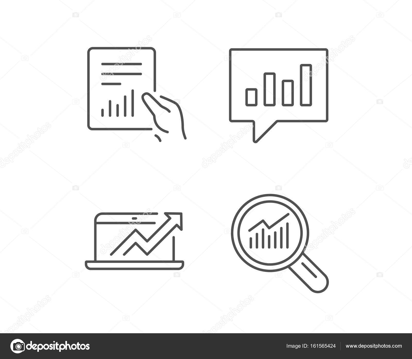 Analysis and statistics icons Stock Vector by ©Blankstock 161565424