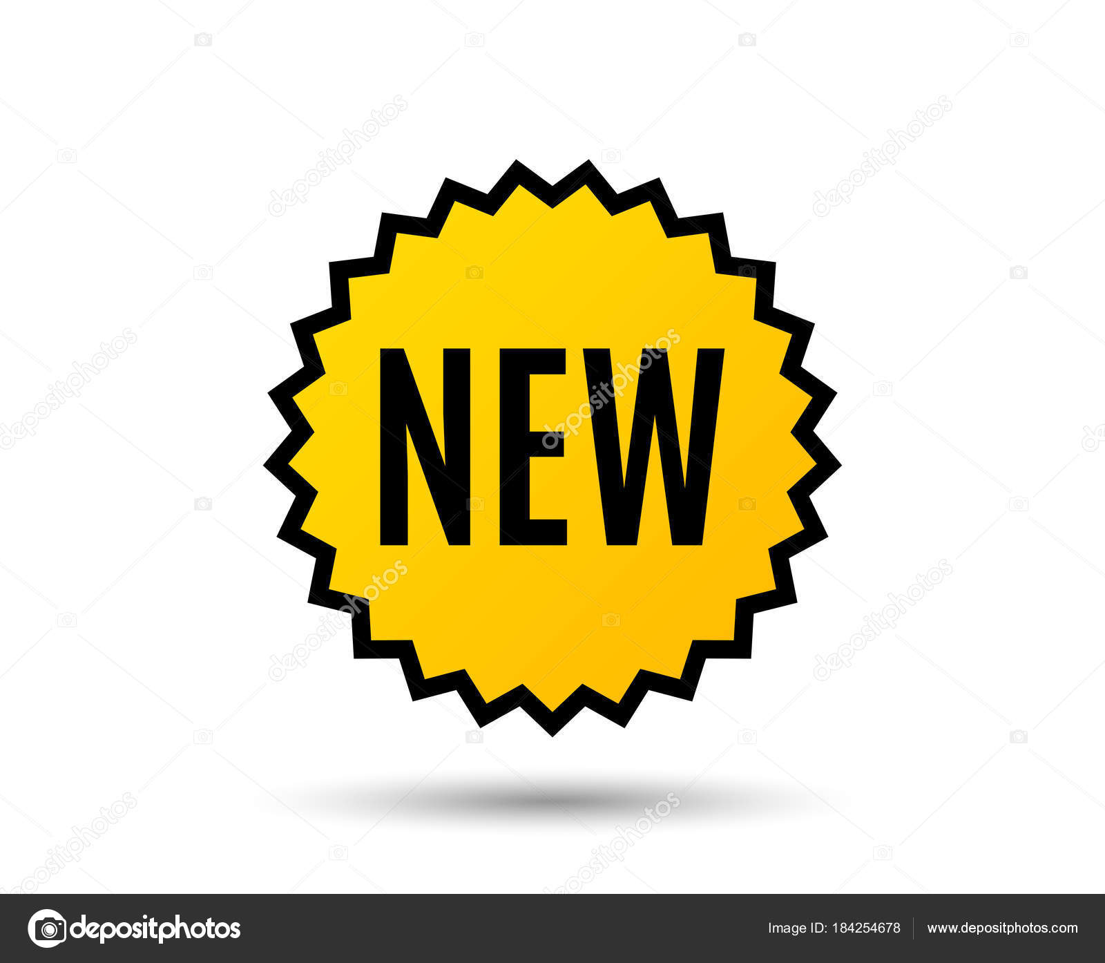 New symbol. Special offer sign. — Stock Vector © Blankstock #184254678